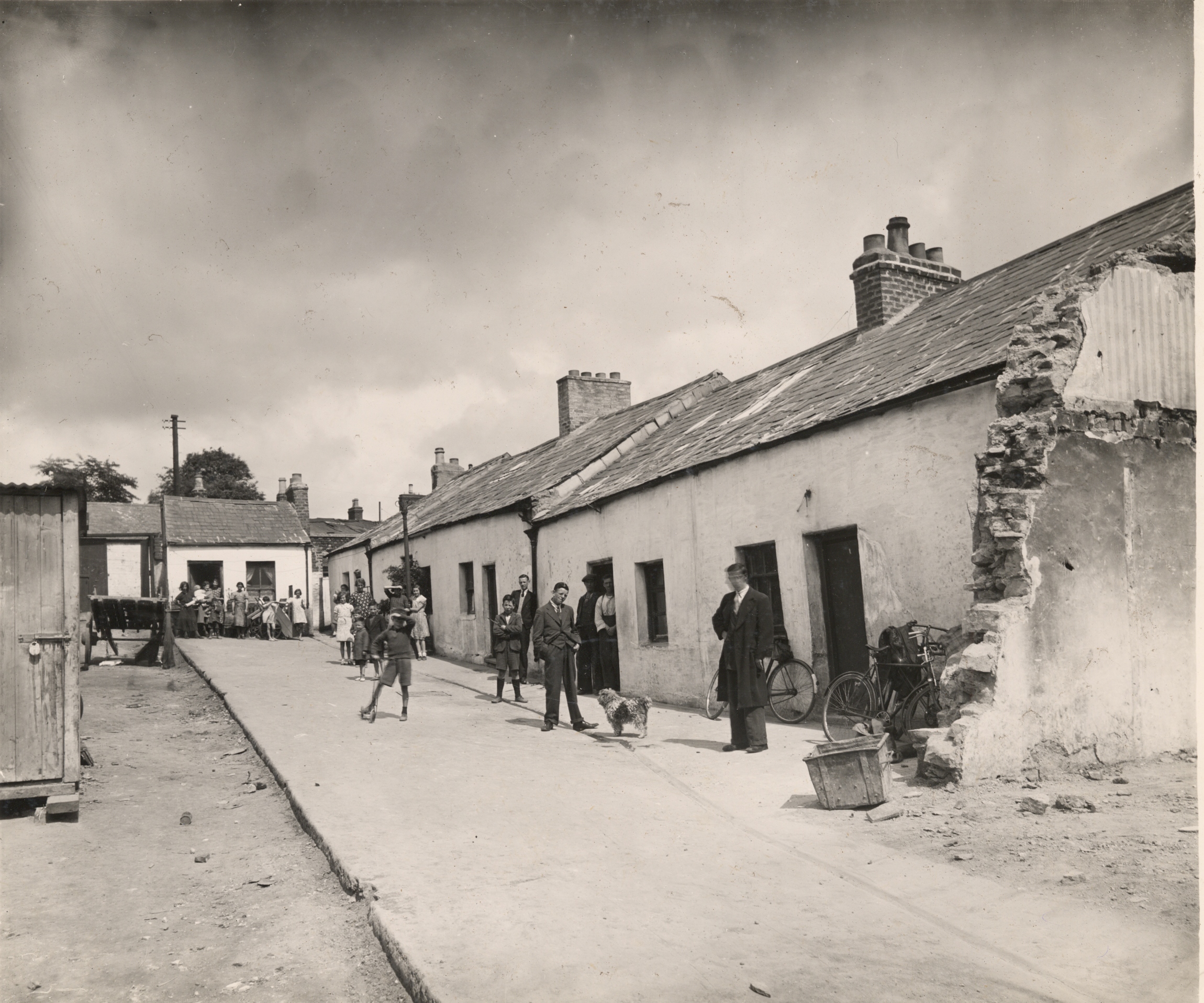 NSB45_Quinn_Cottages_45 – The North Strand Bombing, 1941